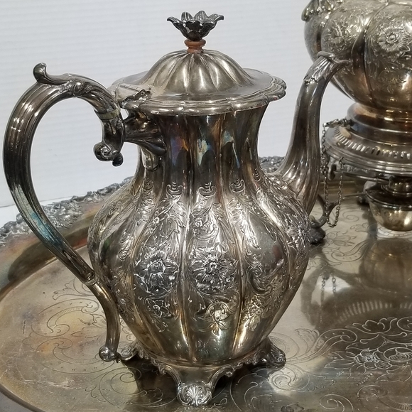 Antique | Dining | Amazing Rare Antique Victorian Repousse Silver ...